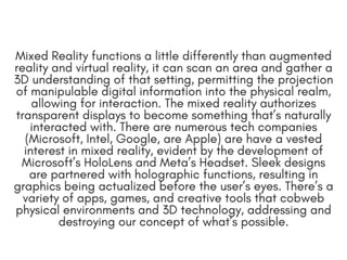 The Mixed Reality Revolution Has Arrived | Rick Garson | PPT