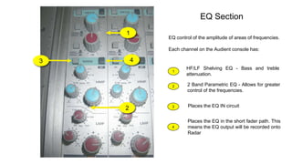 The Mixing Console Channel Strip | PPT