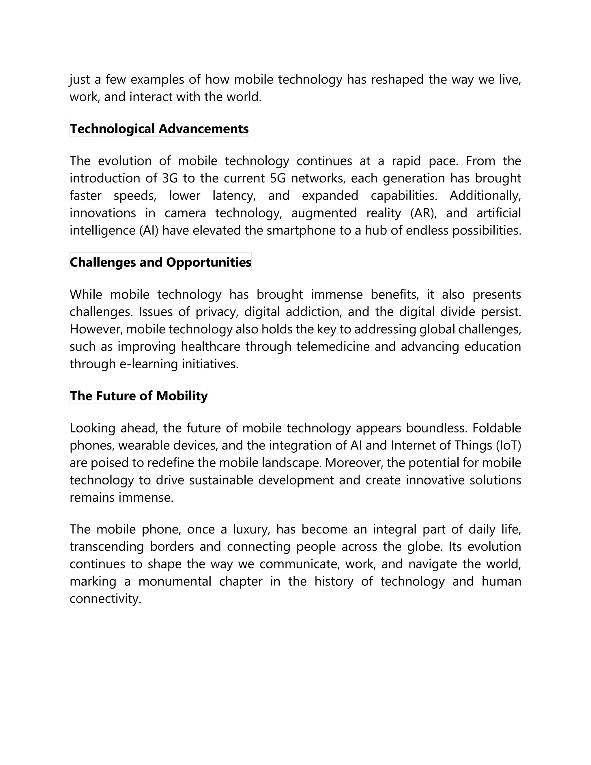 The Mobile Revolution.pdf | Smartphones | Consumer Electronics