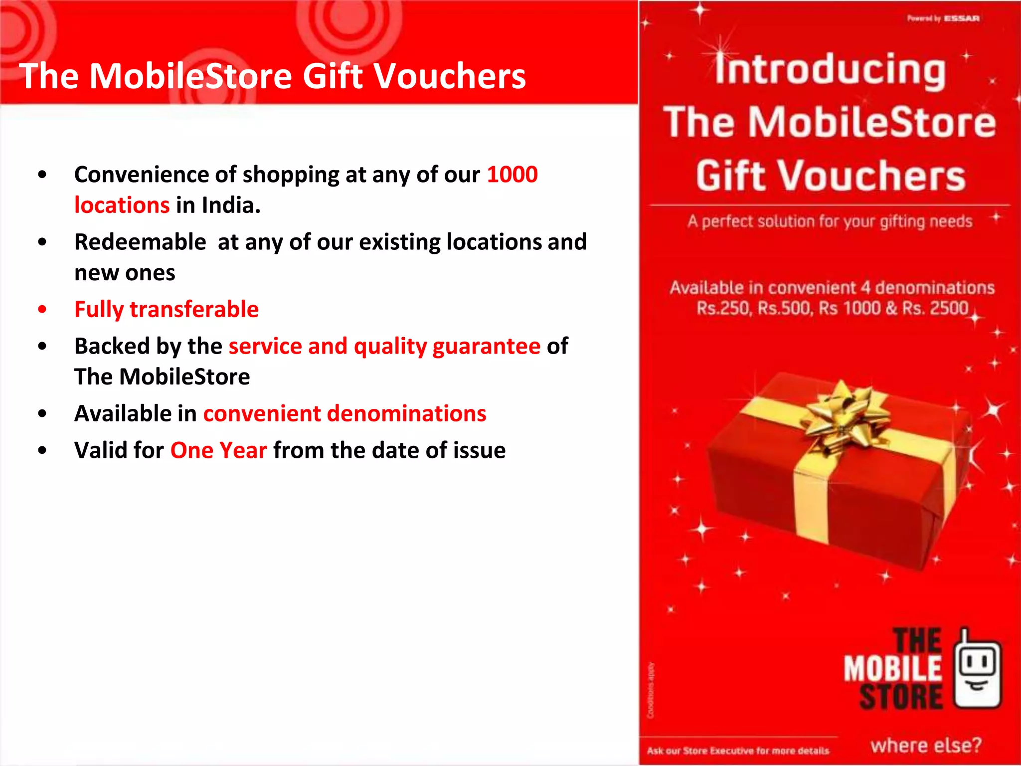 The mobile store gift voucher | PPTX