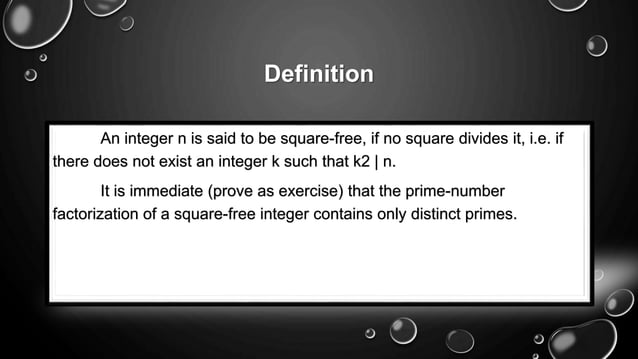 The mobius function and the mobius inversion formula | PPTX | Physics ...
