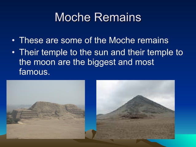 The Moche | PPT