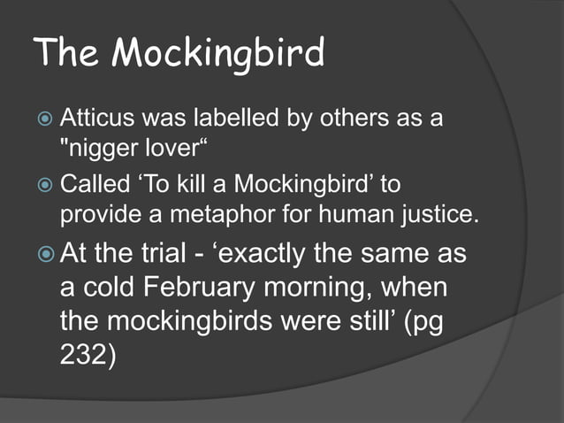 The Mockingbird | PPT