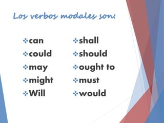 The modal verbs | PPTX