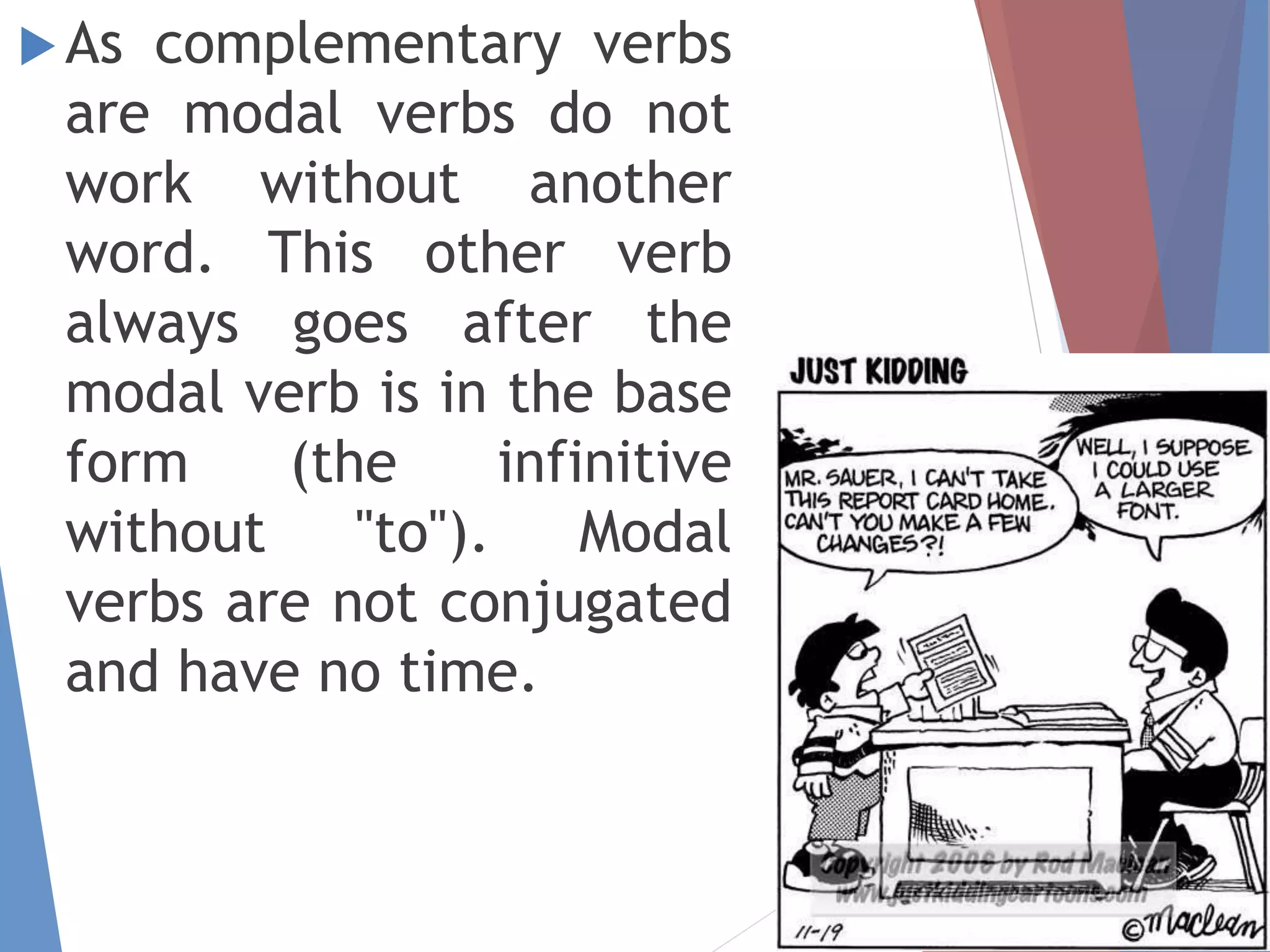 The modal verbs - ALL IN ENGLISH | PPTX