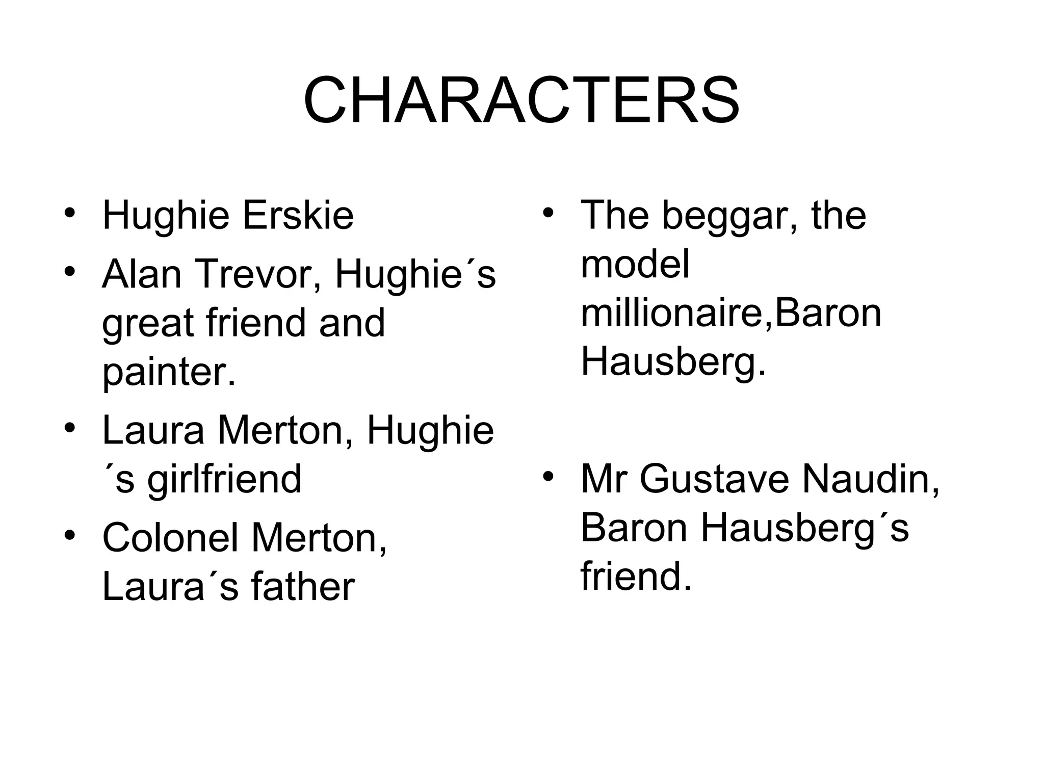 The model millionaire | PPT