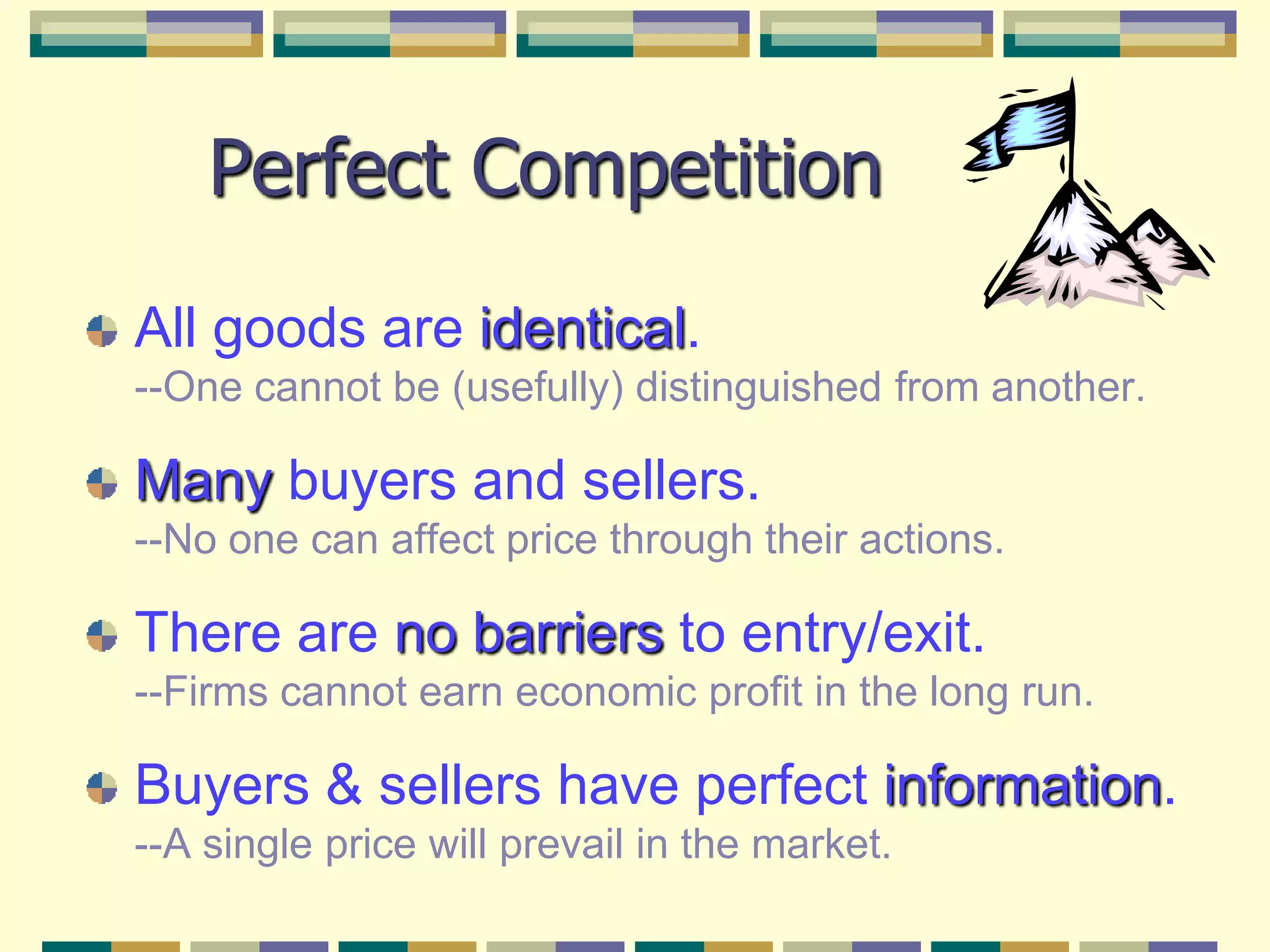 The Model Of Perfect Competition | PPTX