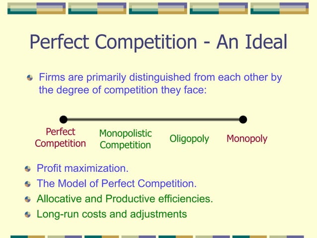 The Model Of Perfect Competition | PPTX