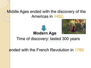 The modern age (session 1) | PPTX