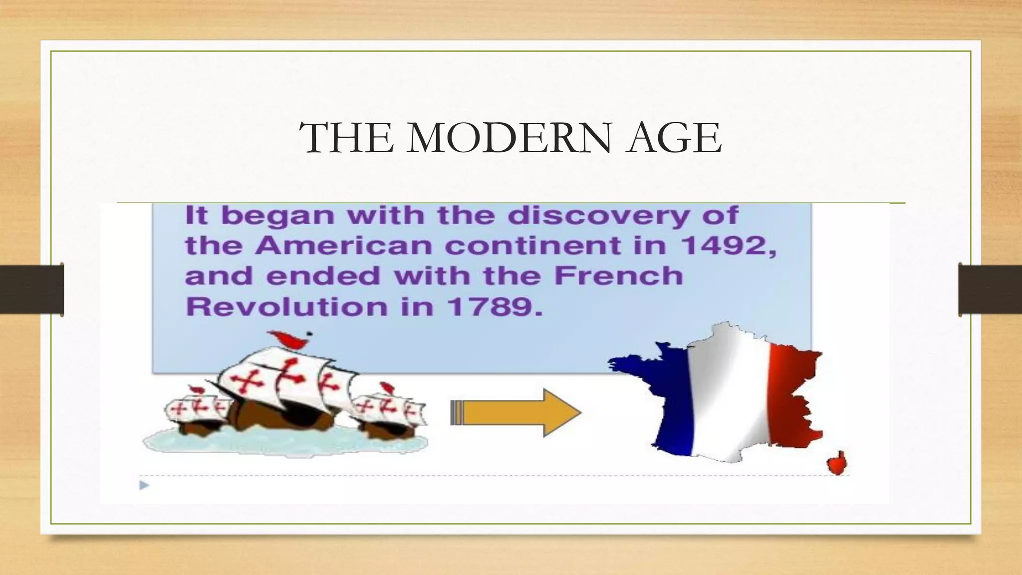 The modern and contemporany age | PPT