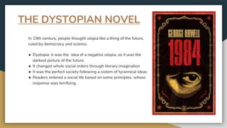 The modern and dystopian novel | PPTX