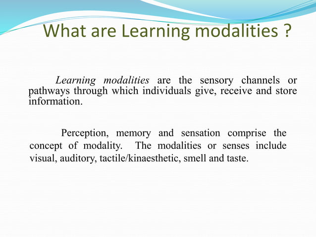 The modern educational modalities for future days | PPT