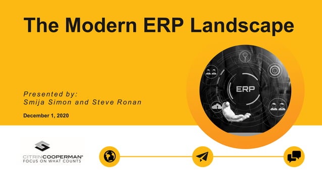 The Modern ERP Landscape | PPT