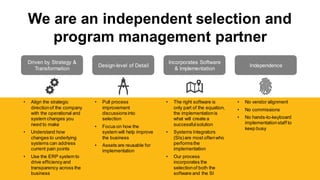 The Modern ERP Landscape | PPT