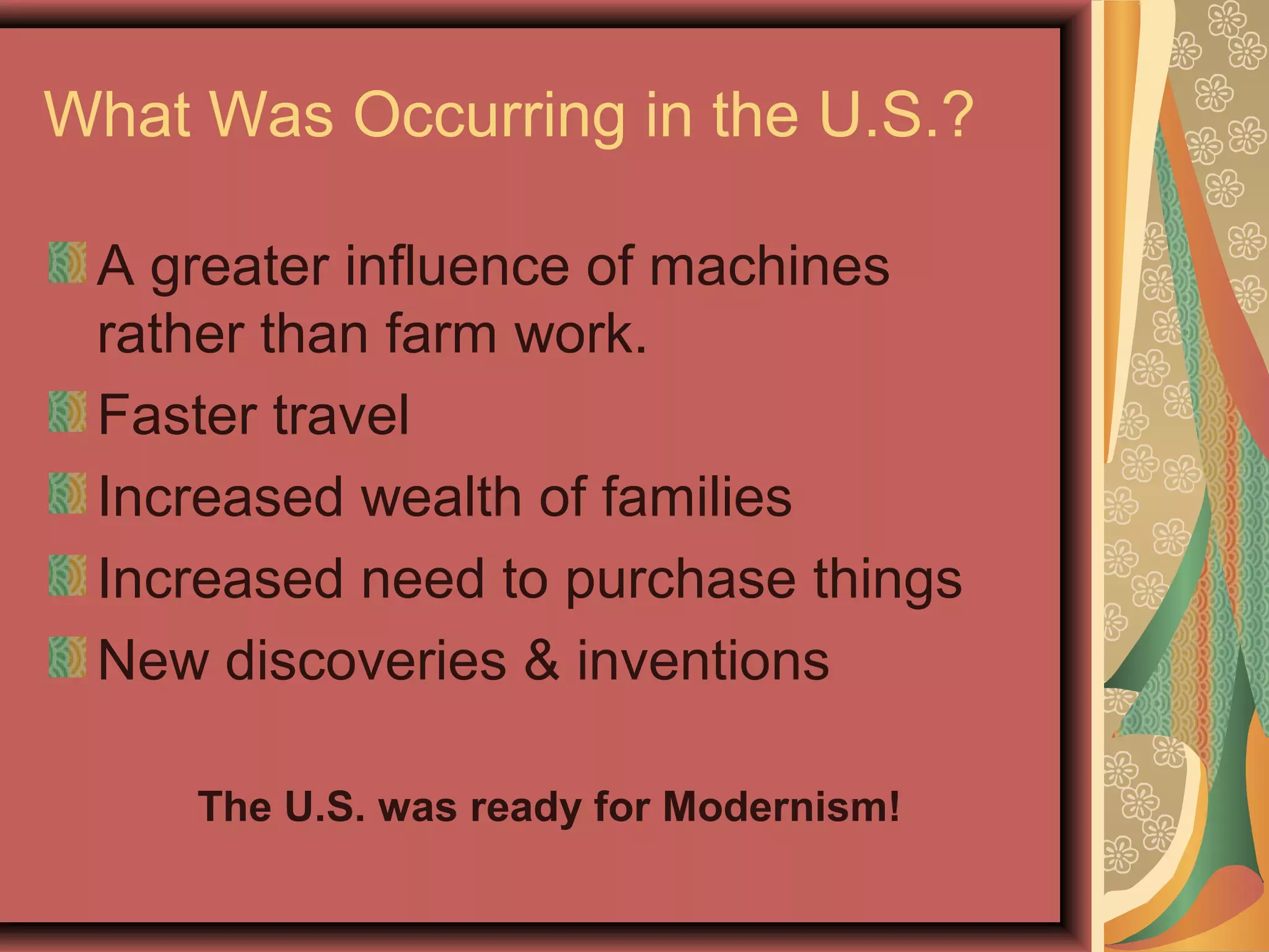 The modernist period | PPT