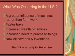 The modernist period | PPT