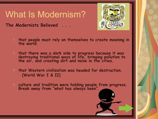 The modernist period | PPT