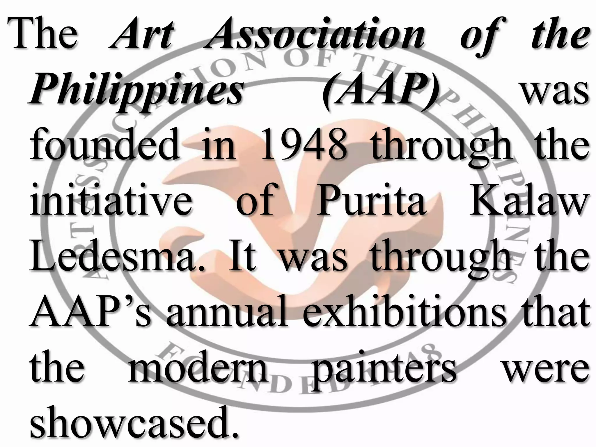 The Modernists in the Philippines | PPTX