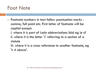 The modern law review method of citation | PPT