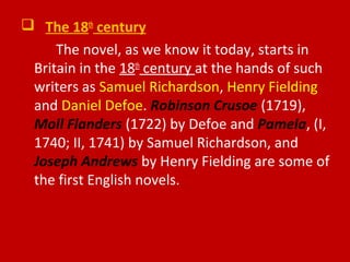 The modern novel | PPT