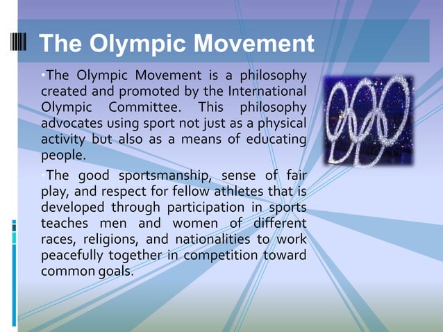 The modern olympic games | PPT