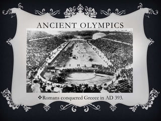 The modern olympic movement | PPTX