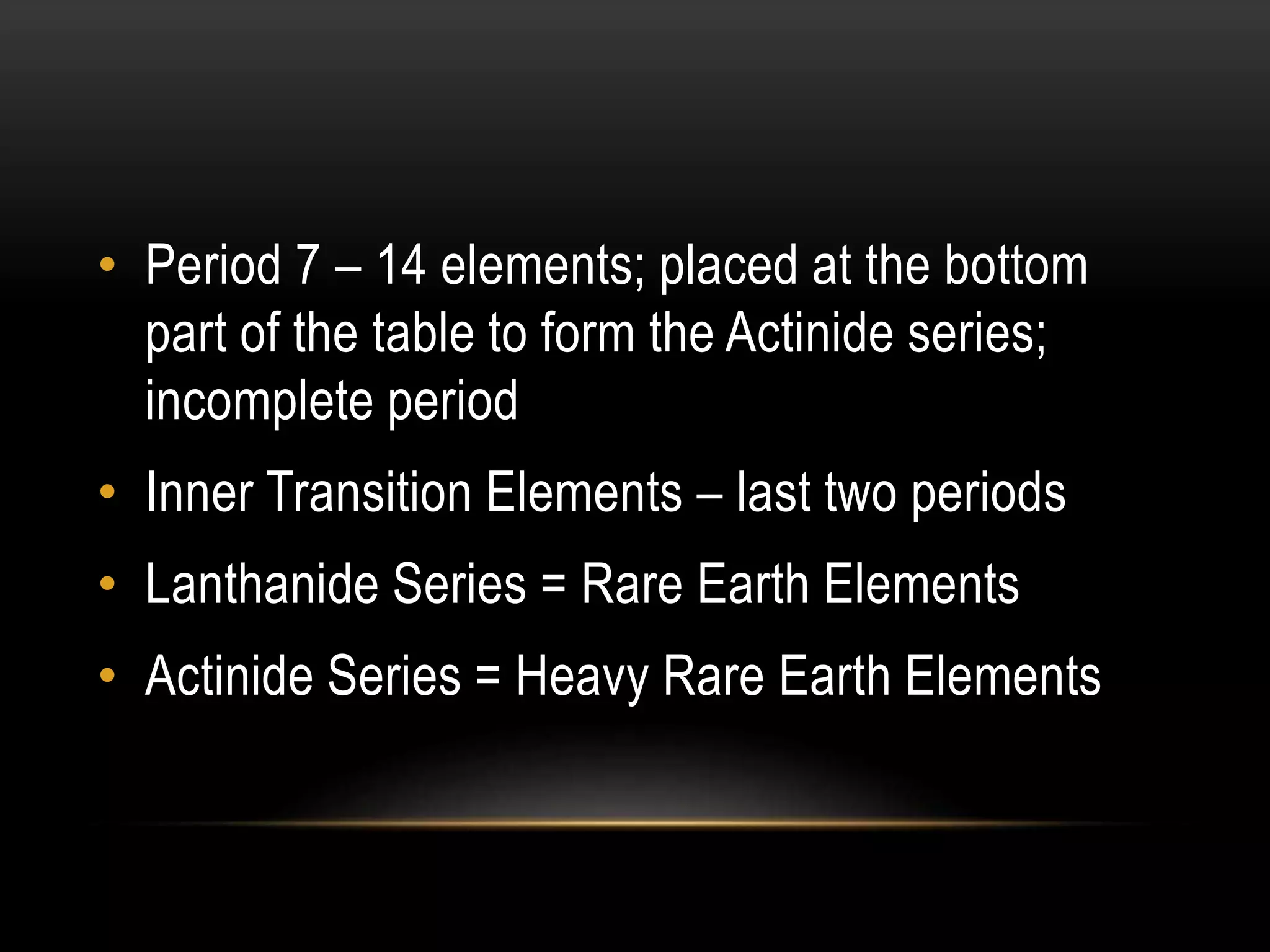 The modern periodic table | PPTX