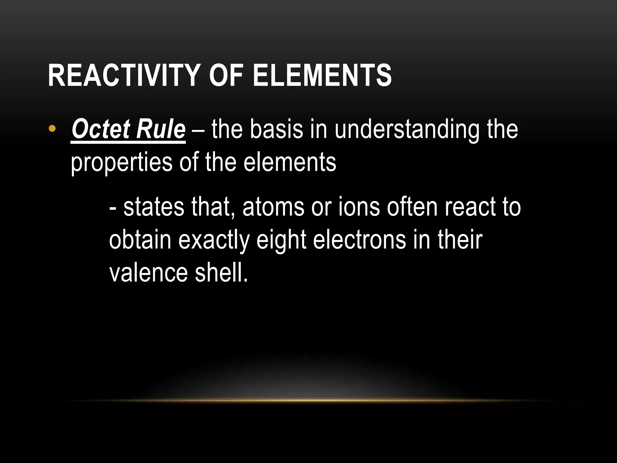 The modern periodic table | PPTX