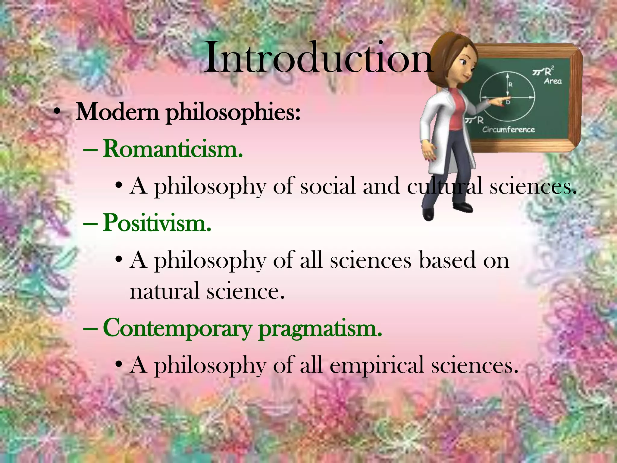 The modern philosophies by joem | PPTX