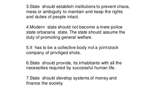 The modern state