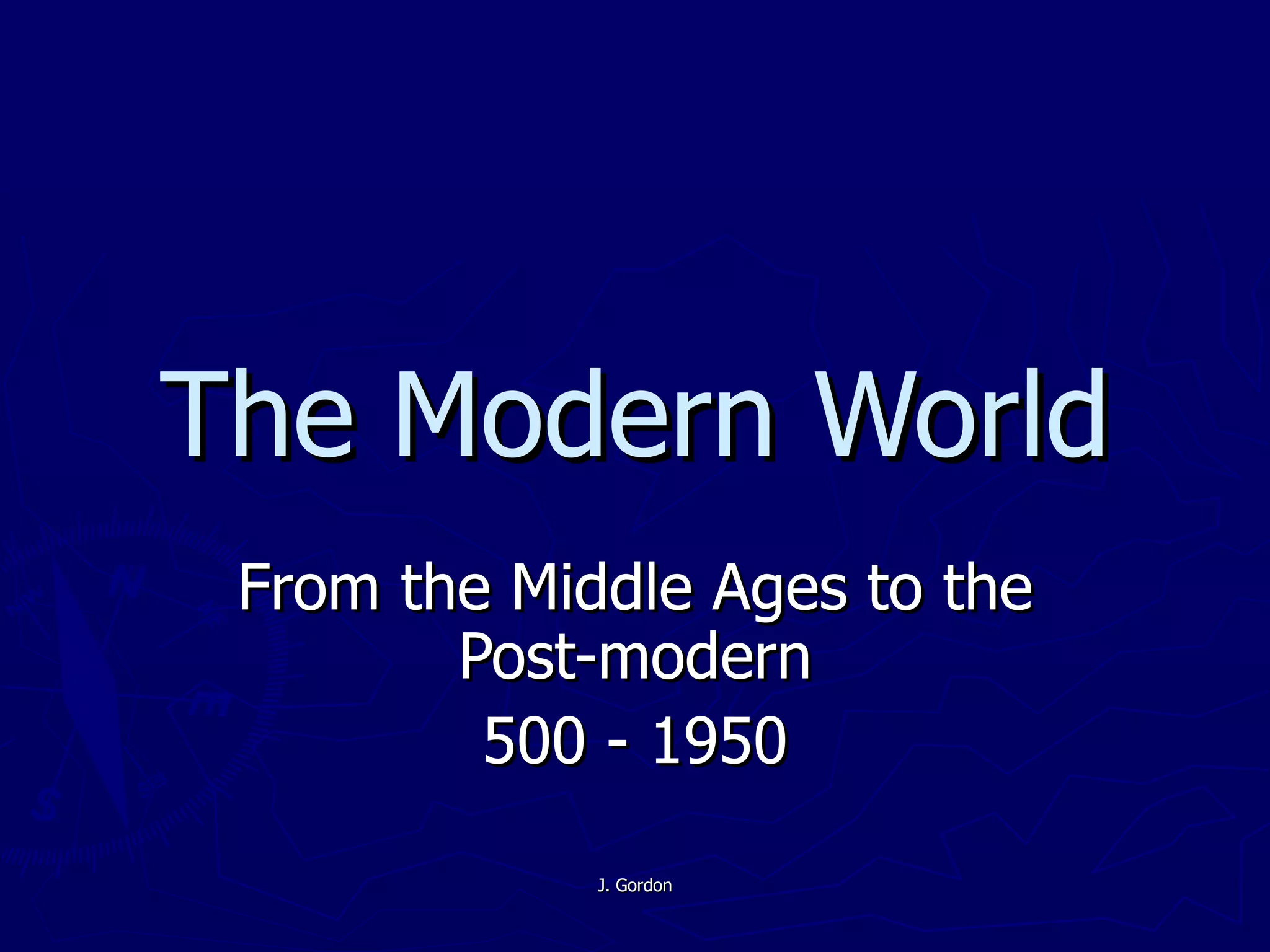 The modern world | PPT