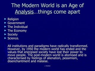 The modern world | PPT