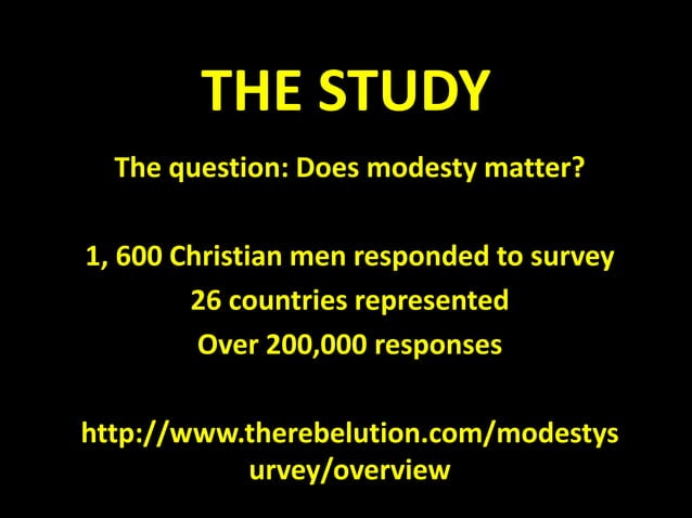 The Modesty Survey.pptx