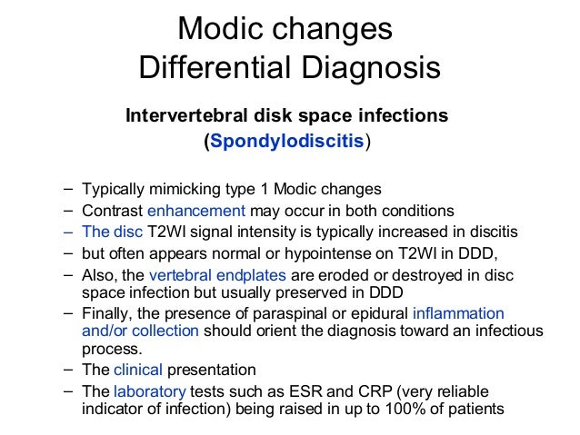 The modic vertebral endplate and marrow changes (spine 2010)