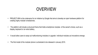 The modular smartphone | PPTX