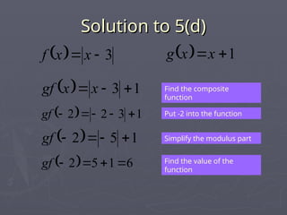 The Modulus Function Mathematics As level.ppt