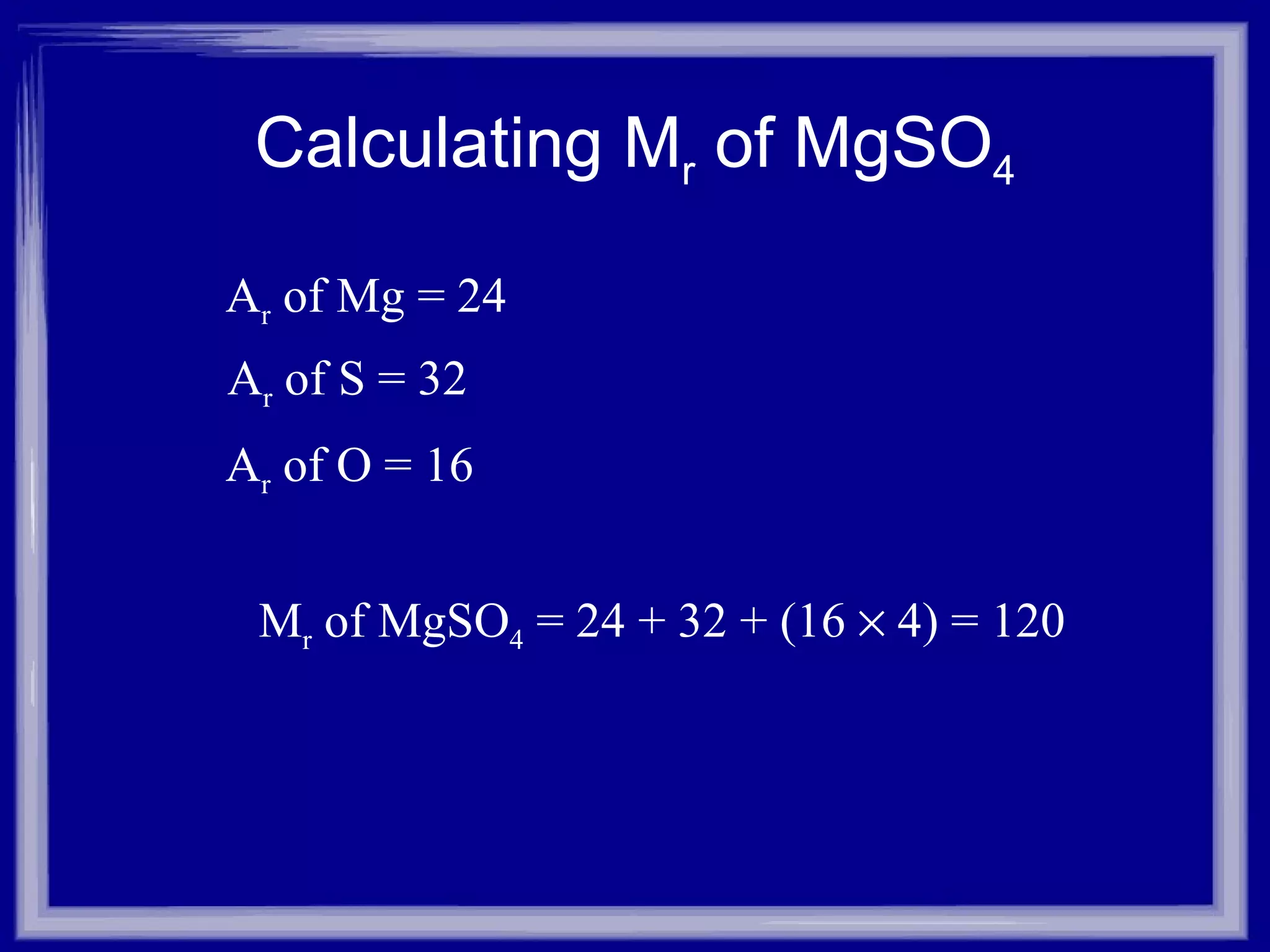 The Mole Ar And Mr | PPT