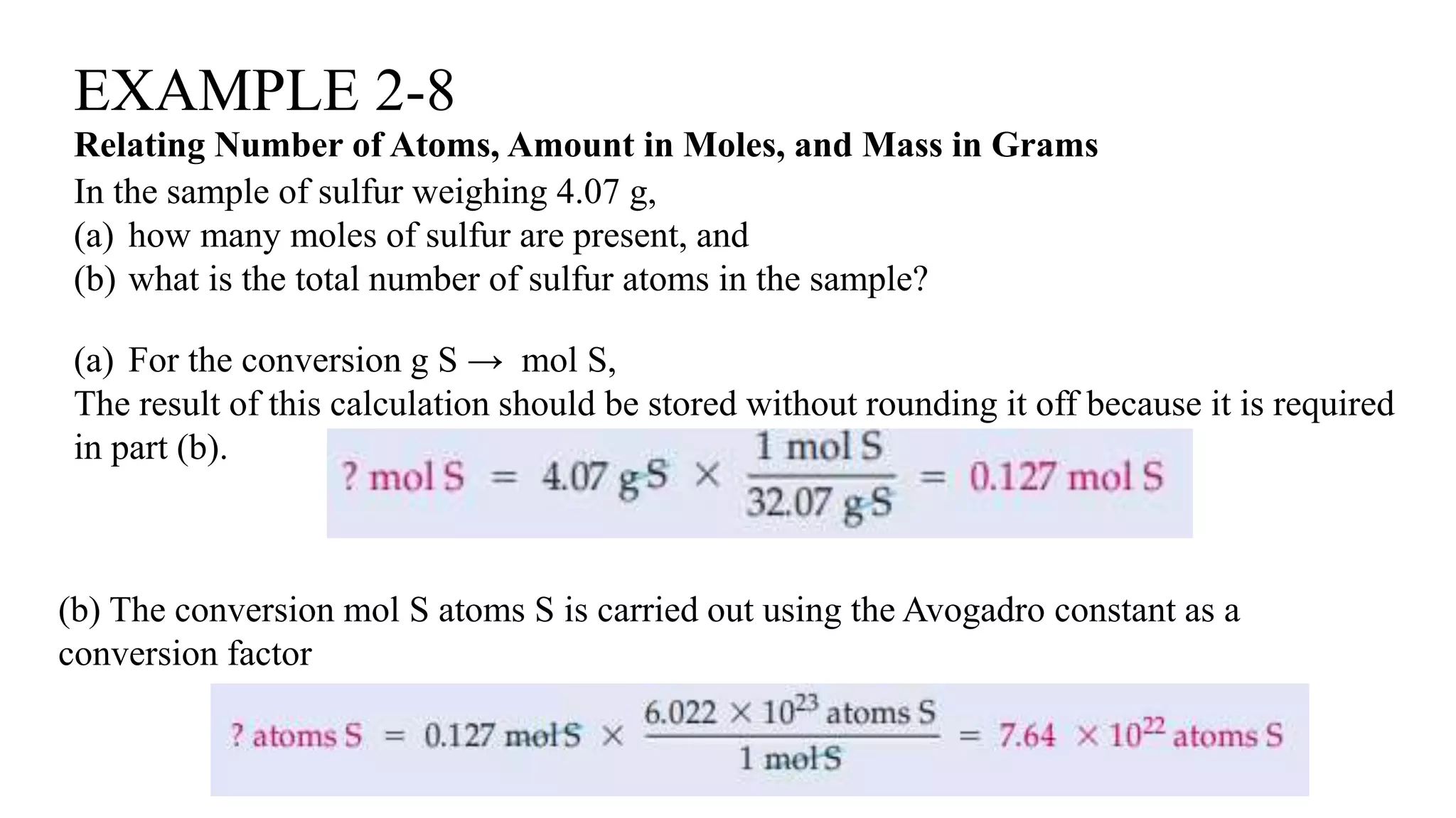 The mole and Avogadro | PPTX