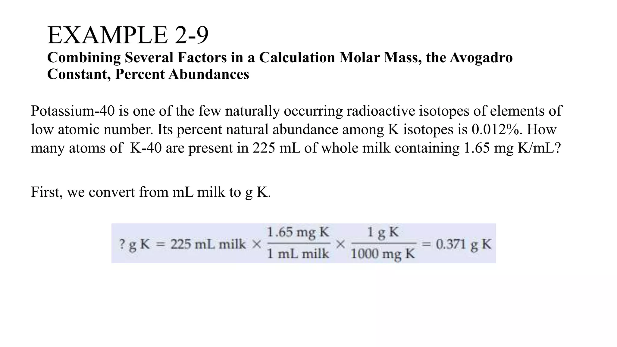 The mole and Avogadro | PPTX