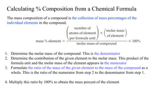 The mole and chemical compounds | PPTX