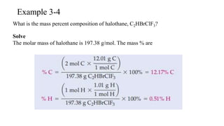 The mole and chemical compounds | PPTX