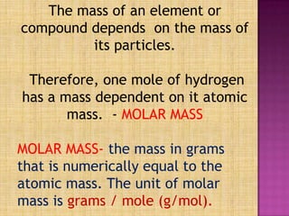 The mole concept | PPT