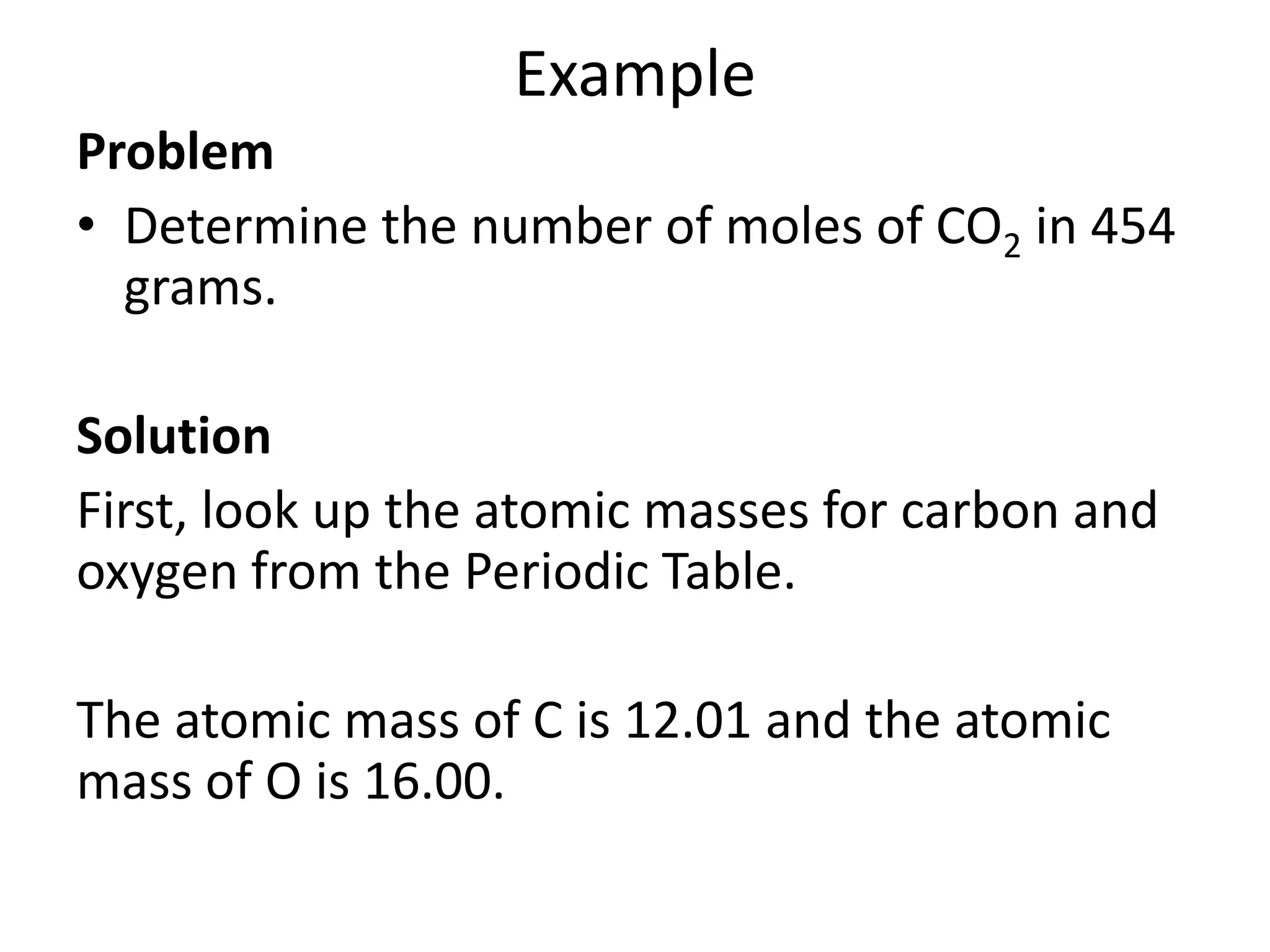 The mole concept | PPTX
