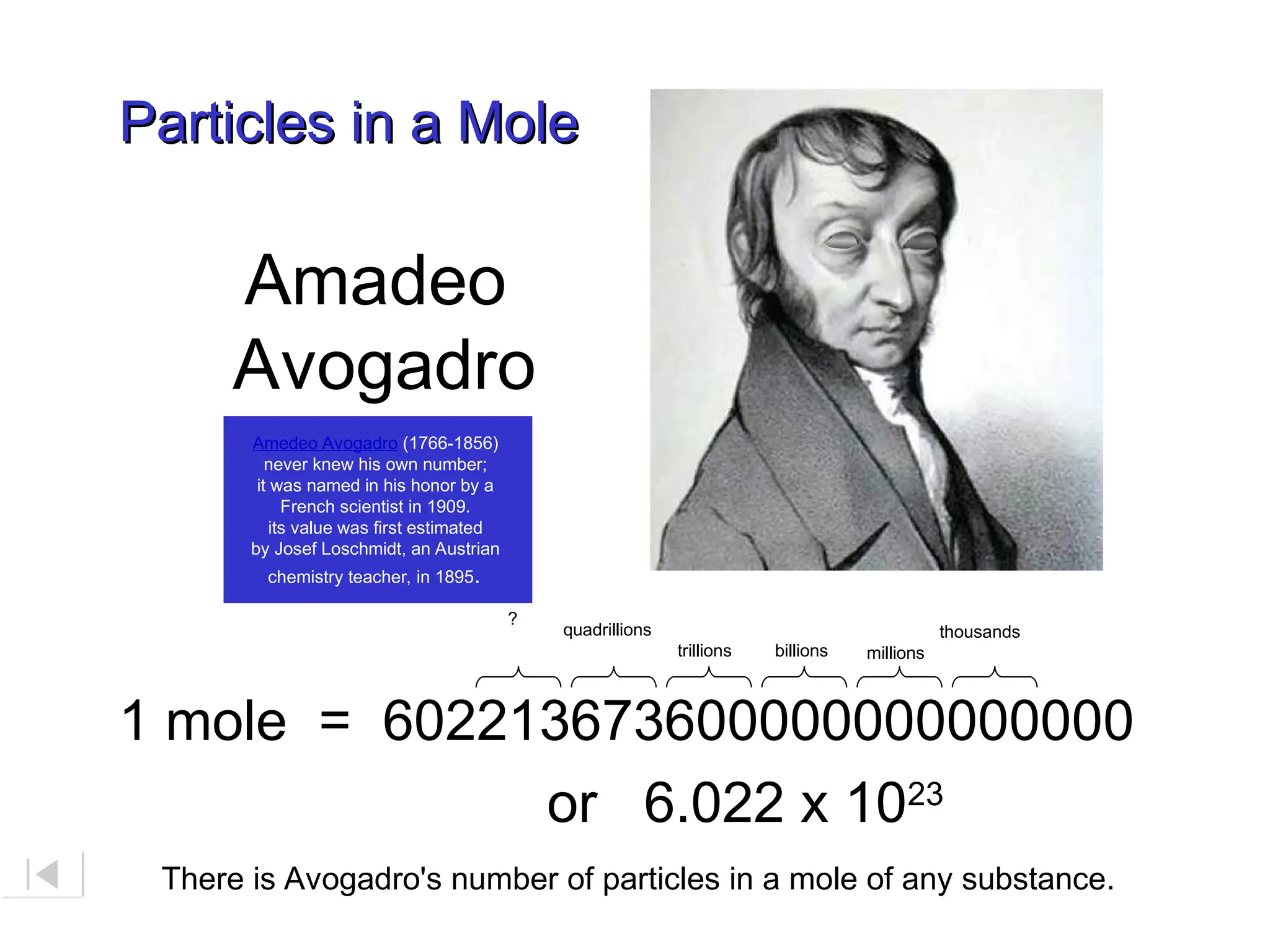 The Mole Concept and Avogadros number.ppt