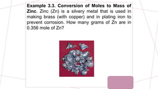 The mole concept and Molecular Mass.pptx