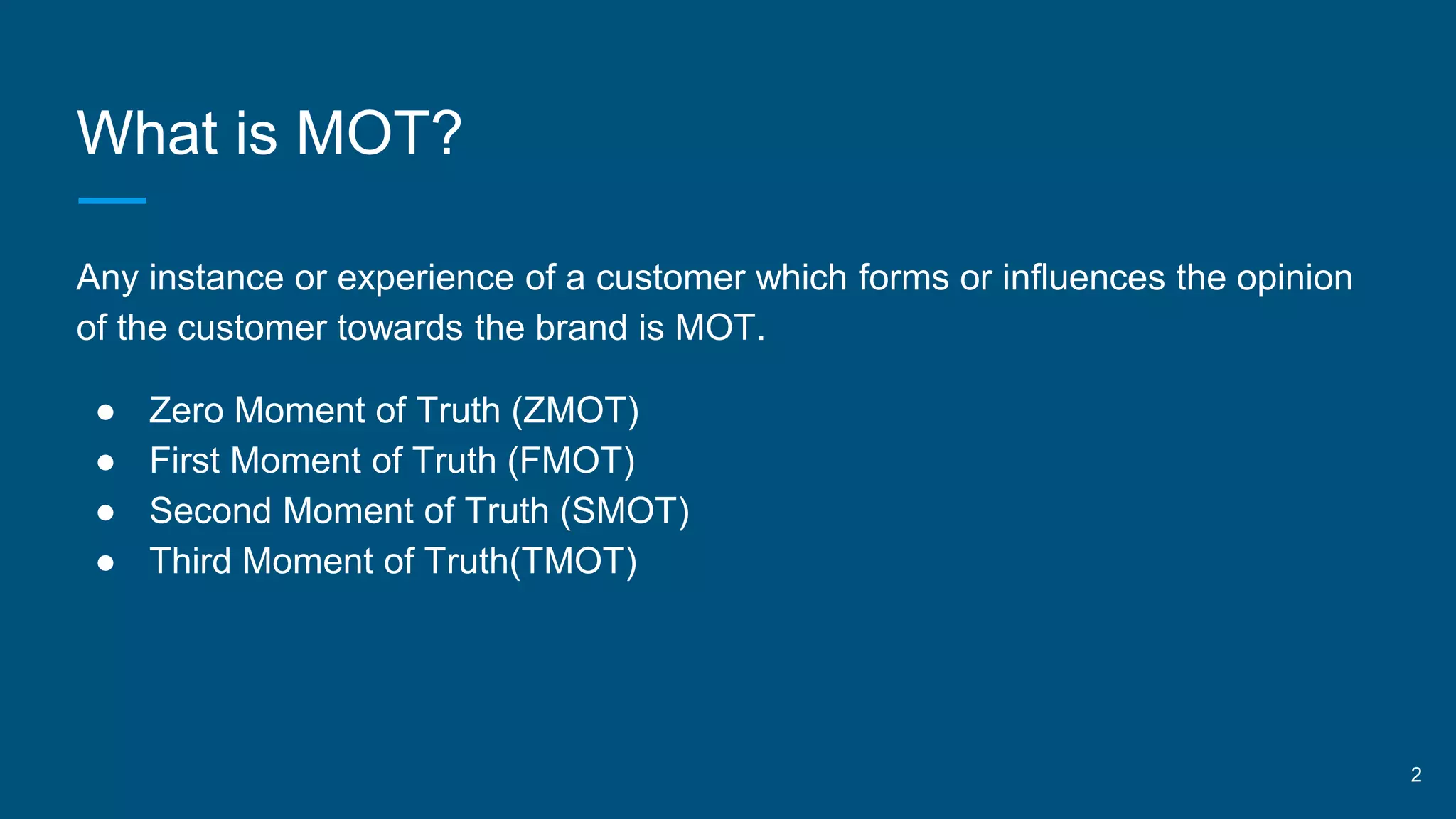 The Moment of Truth | PPT