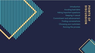 The Mom Test by Rob Fitzpatrick [Book Summary Slides] | PDF