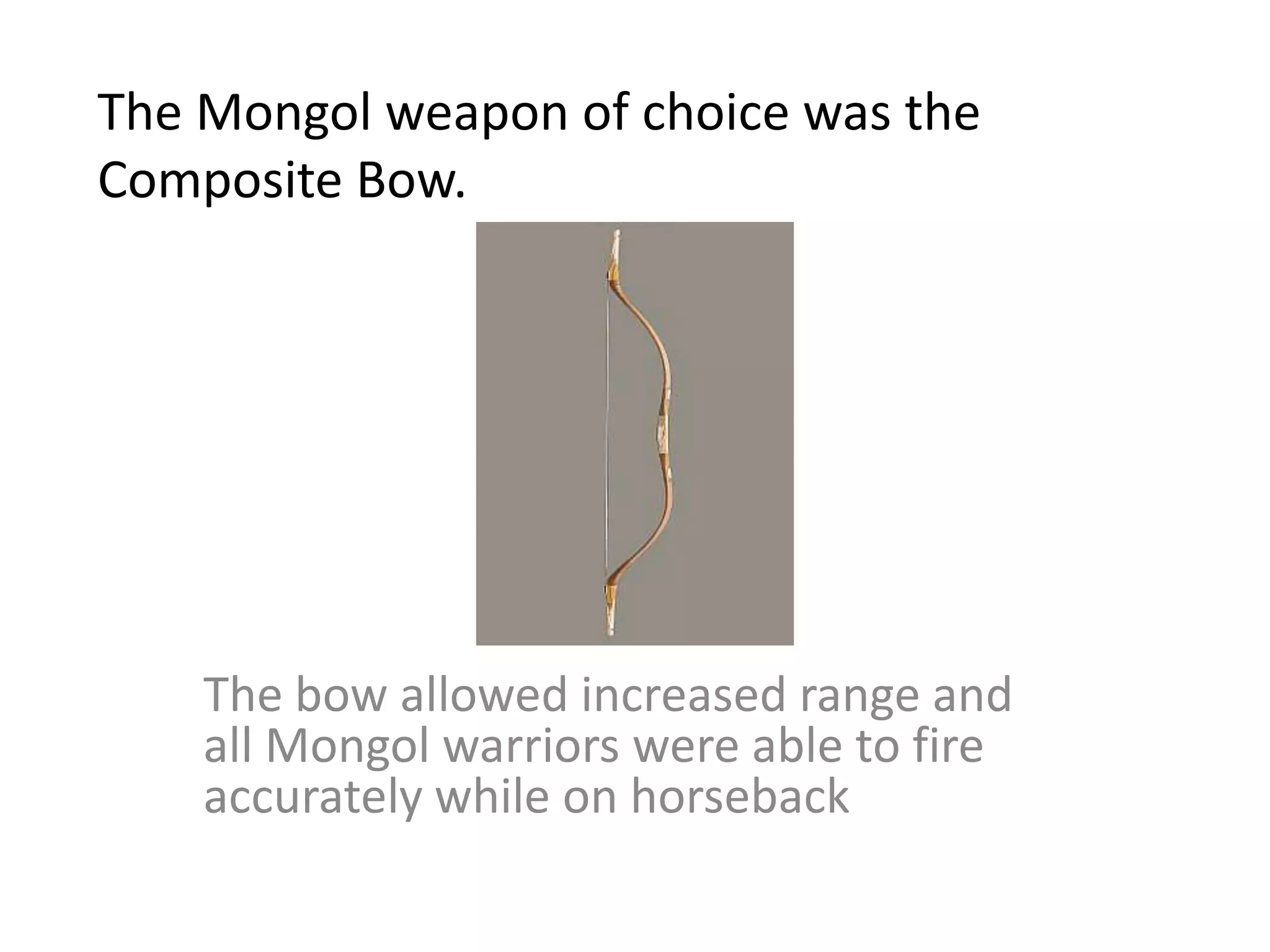 The mongols and warfare | PPT