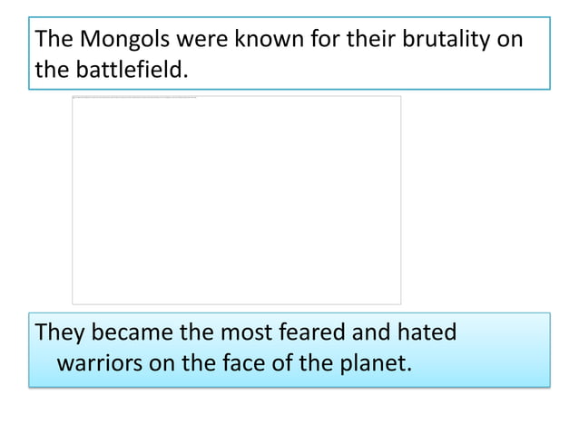 The mongols and warfare | PPT