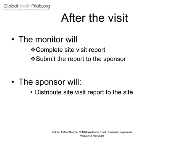 The_monitoring_process_GHT.ppt | Medical Health